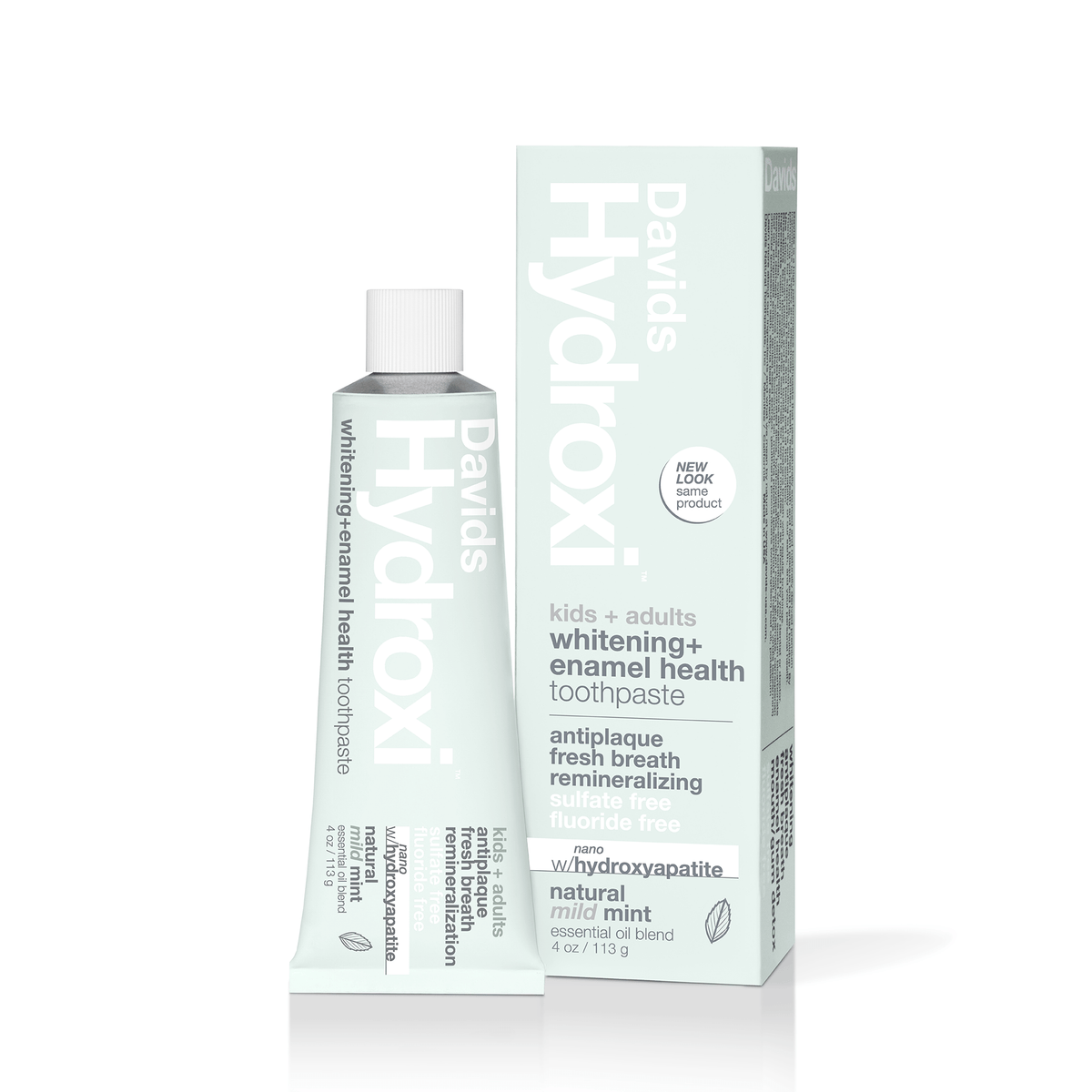 Davids Hydroxi™ kids + adults nano hydroxyapatite premium toothpaste