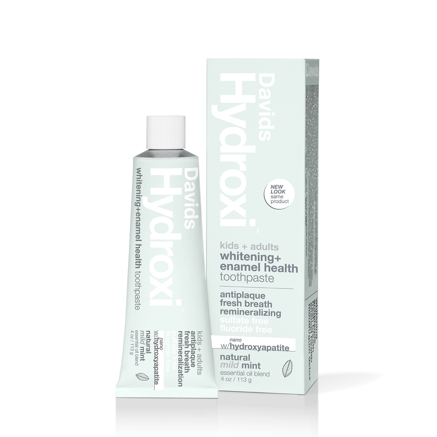 Davids Hydroxi™ kids + adults nano hydroxyapatite premium toothpaste