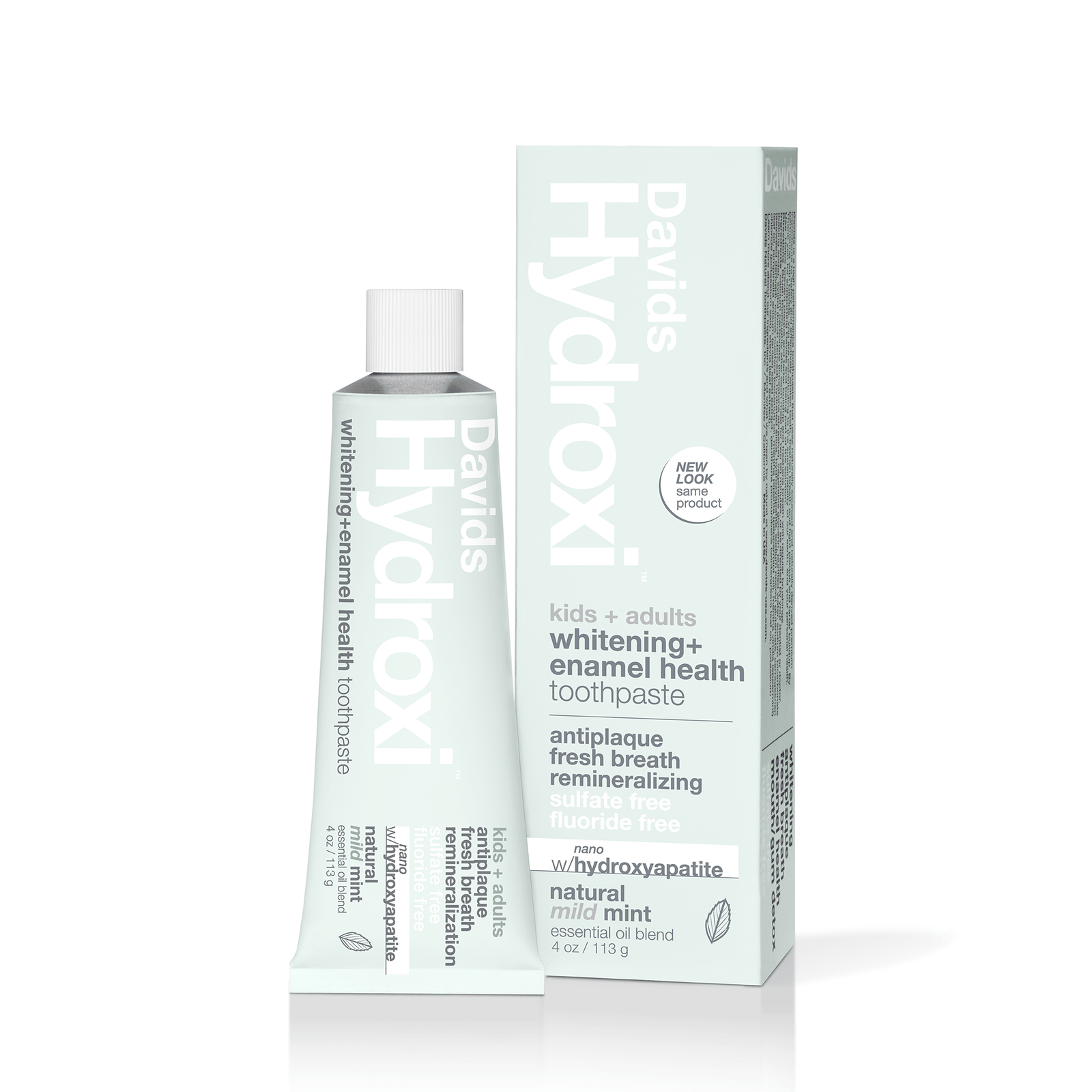 Davids Hydroxi™ kids + adults nano hydroxyapatite premium toothpaste