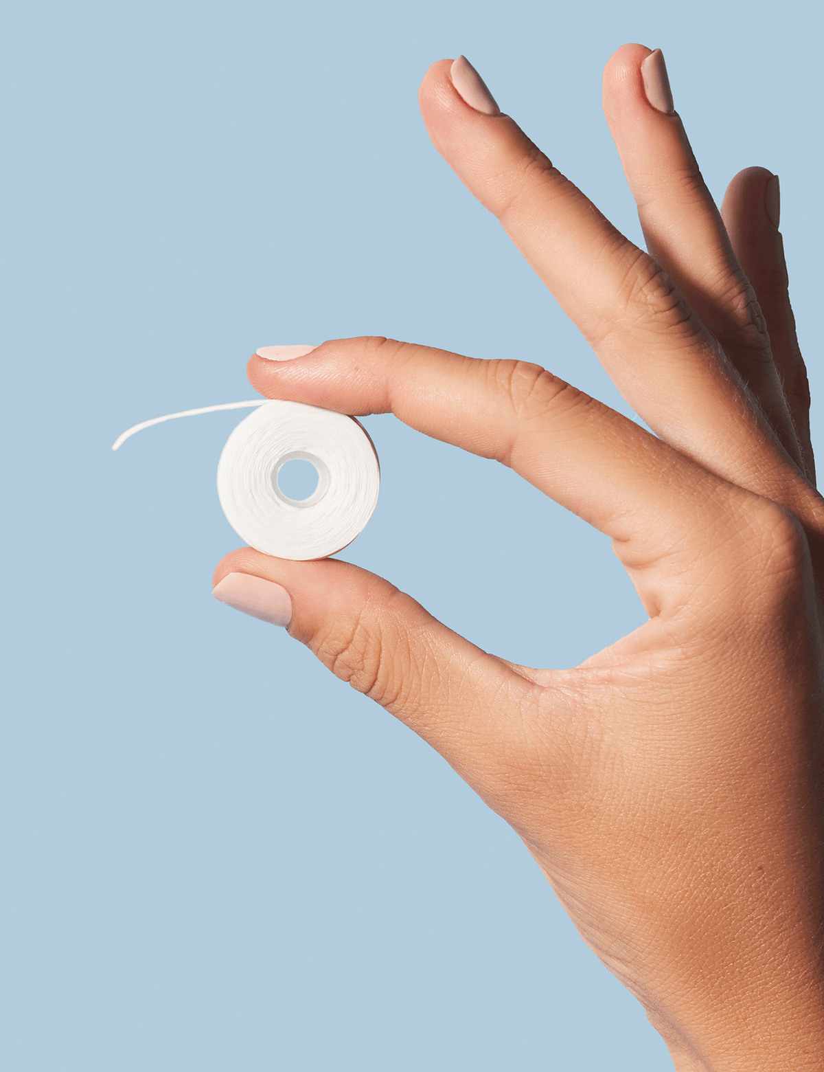 Davids Hydroxi™ expanding dental floss / refill x 2 / mint / 60m