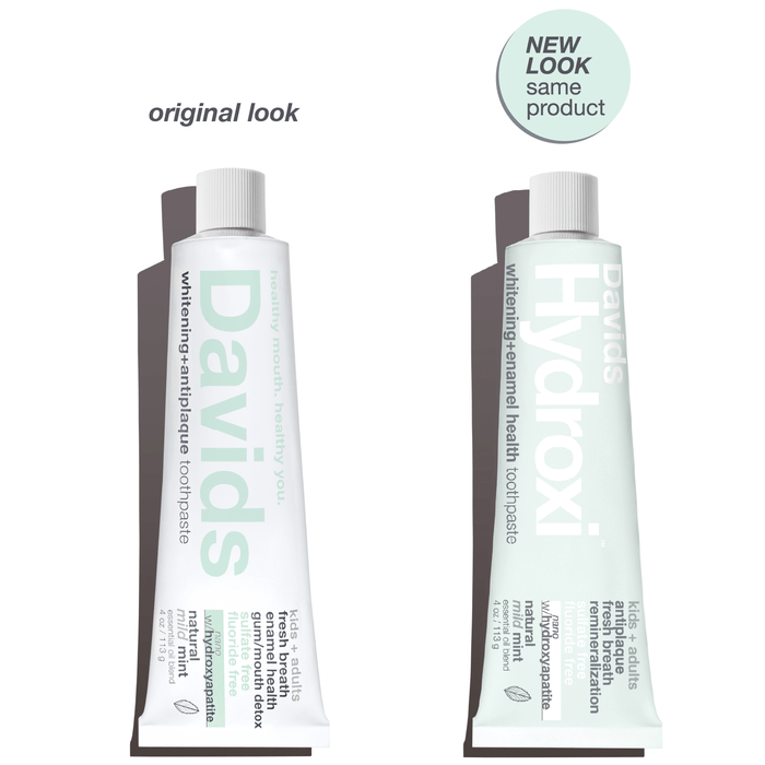 Davids Hydroxi™ kids + adults nano hydroxyapatite premium toothpaste