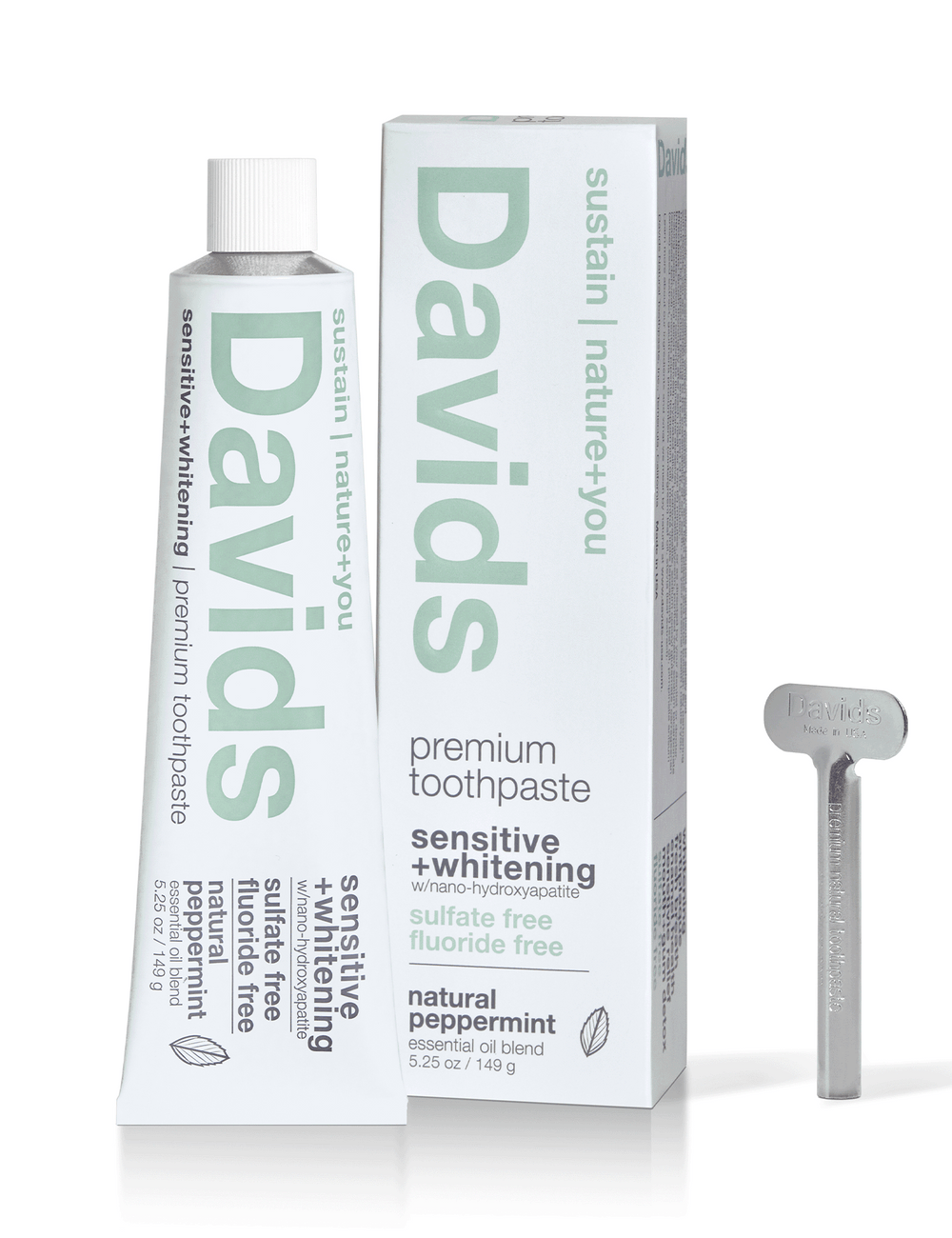 Davids Sensitive Whitening nano-Hydroxyapatite Toothpaste